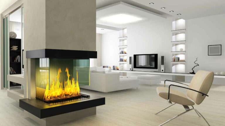 Designing a Modern 3-Sided Fireplace: Ideas and Inspiration - Fireplace ...